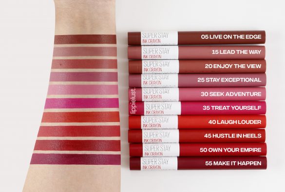 [Swatches & Review] Maybelline Super Stay Ink Crayon - LIPPIELUST