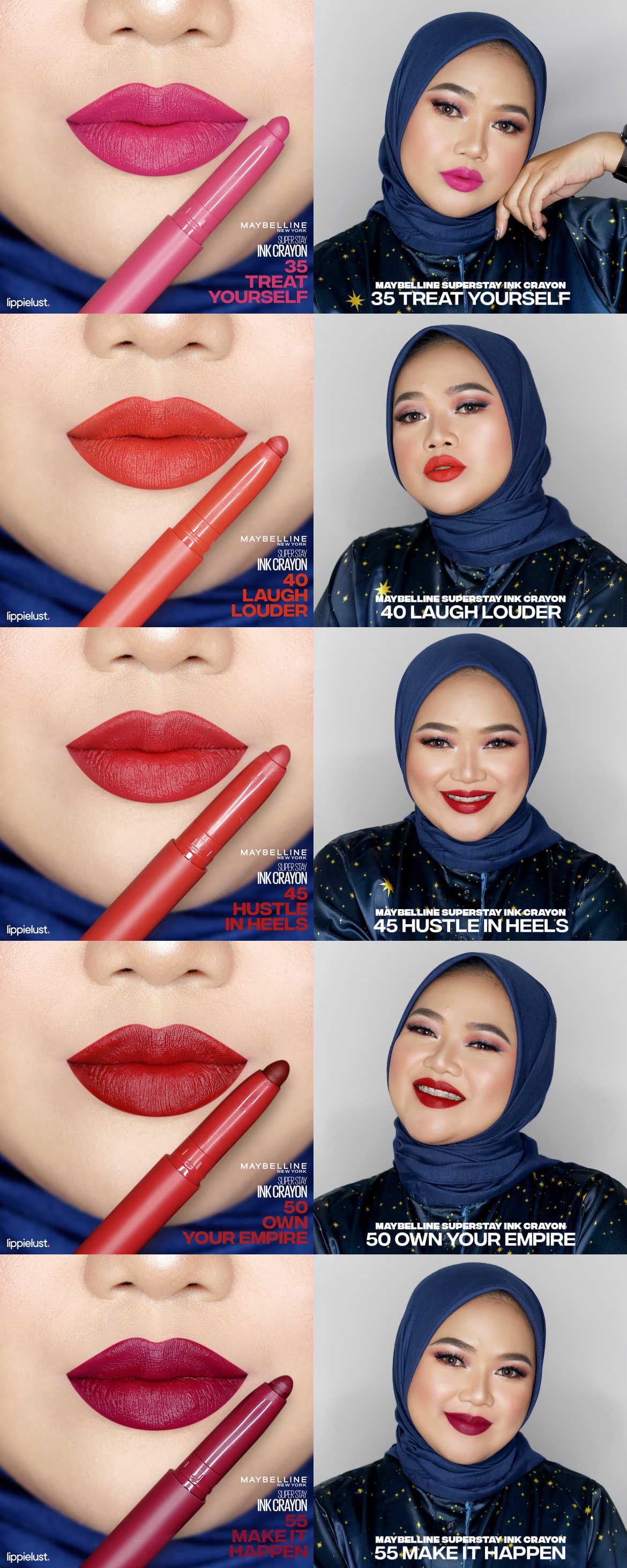 [Swatches & Review] Maybelline Super Stay Ink Crayon - LIPPIELUST