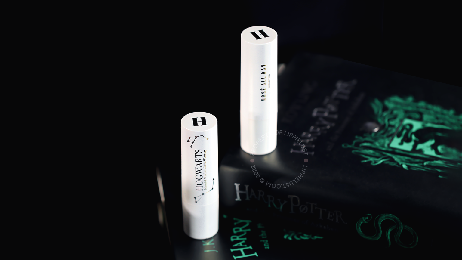 Review And Swatches Rosé All Day Harry Potter Edition Eyeshadow Eyeliner Lip Tint Dan Lip